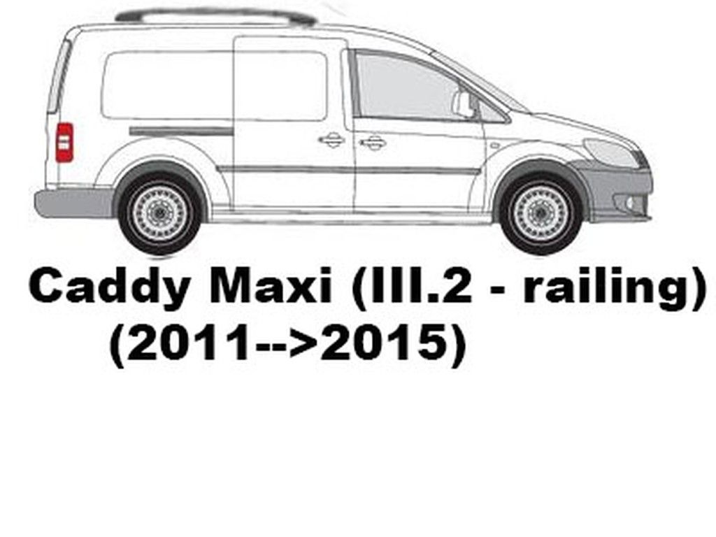 Caddy Maxi (III.2 - railing) (2011-->2015) — Totcar
