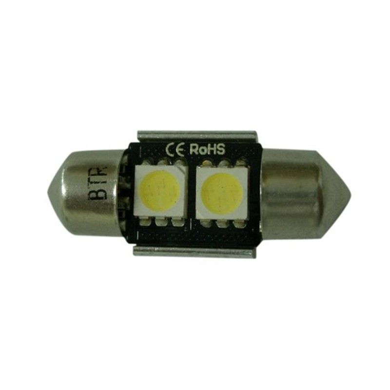 LED C5W 31 mm 3 Led Blancos con Can Bus bom-pos-312CB Btr — TOTCAR