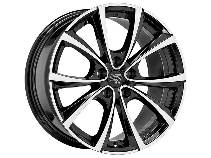 Llanta MSW 27T GLOSS BLACK FULL POLISHED — Totcar